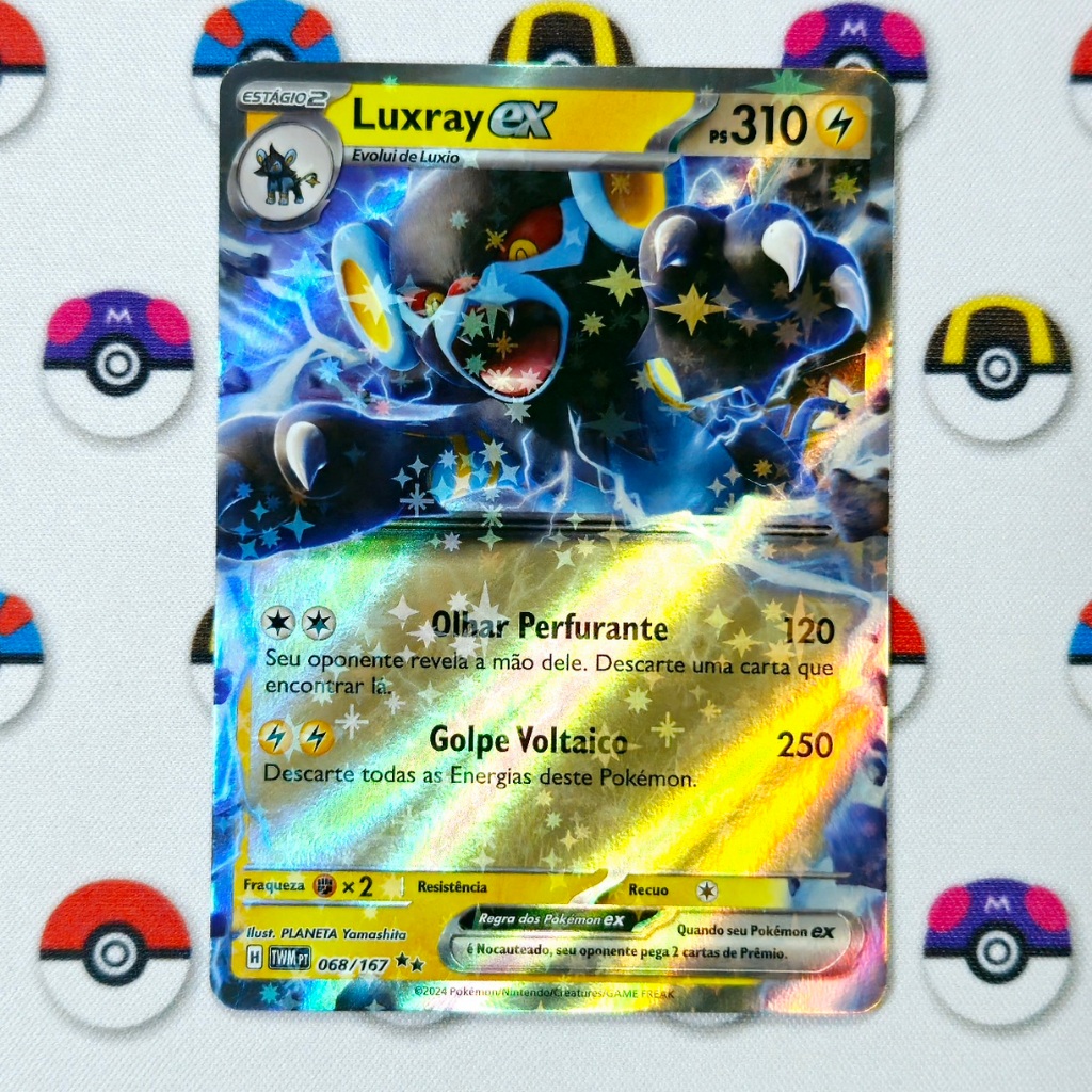Carta Pokémon Luxray Ex Original COPAG | Shopee Brasil