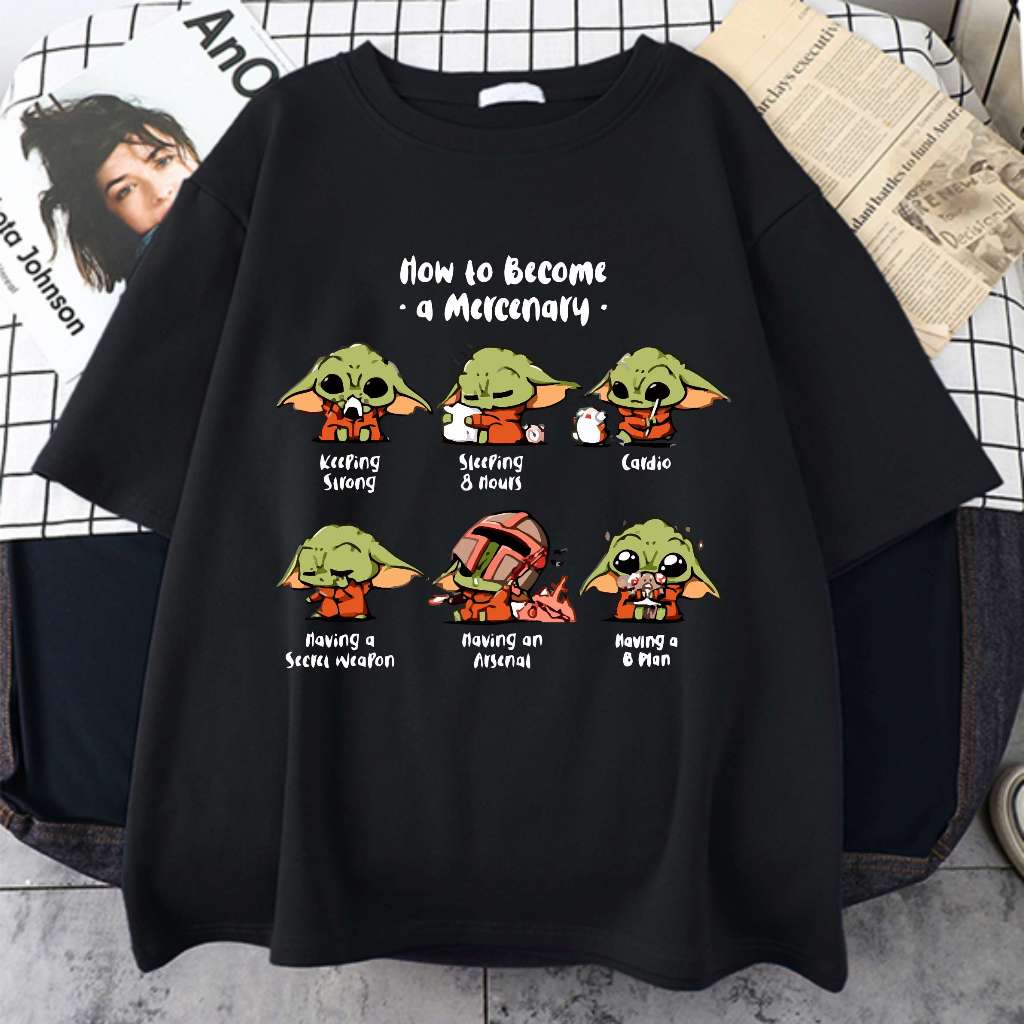 Camiseta Baby Yoda Mercenary Unissex | Shopee Brasil