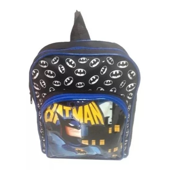 Mochila De Costas Batman , Lona Média Escolar | Shopee Brasil