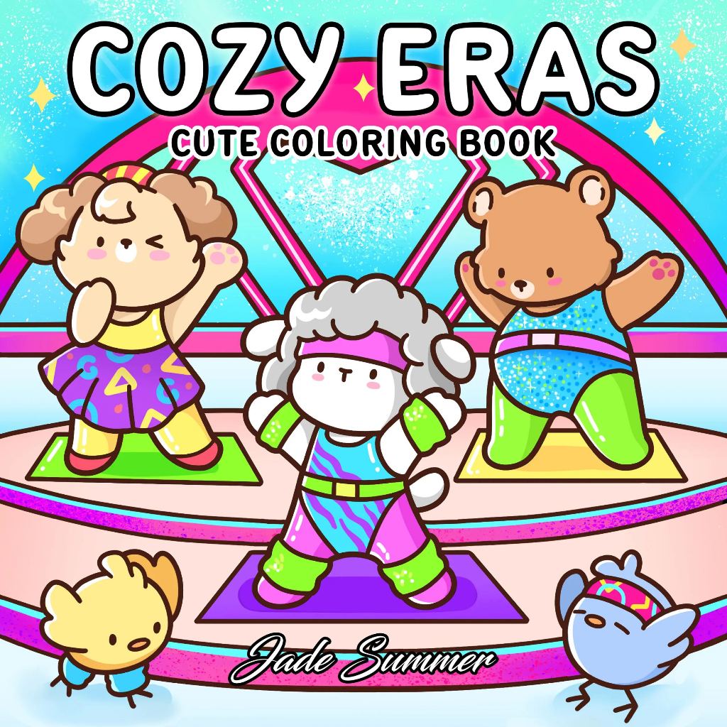 40 Desenhos para Colorir: Folhas Soltas com Ilustrações do Livro Cozy ...