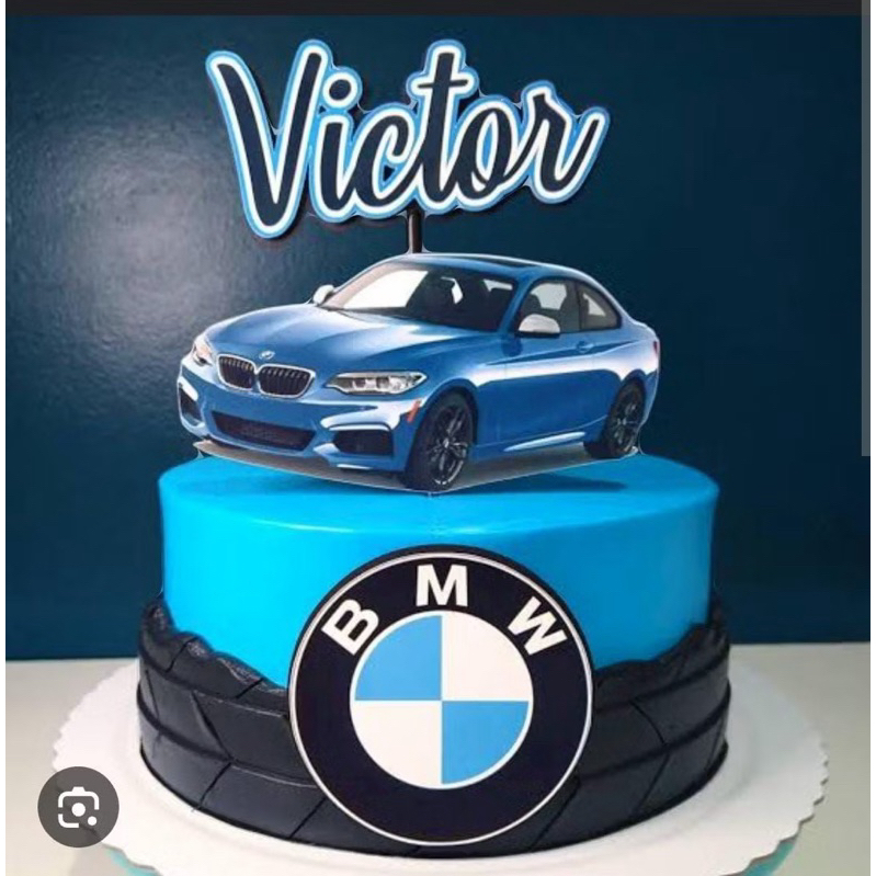 topper topo de bolo personalizado bmw | Shopee Brasil