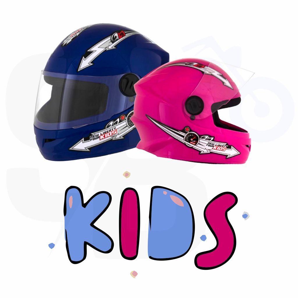 Capacete Moto Infantil Pro Tork Liberty For Kids 54 Fechado | Shopee Brasil