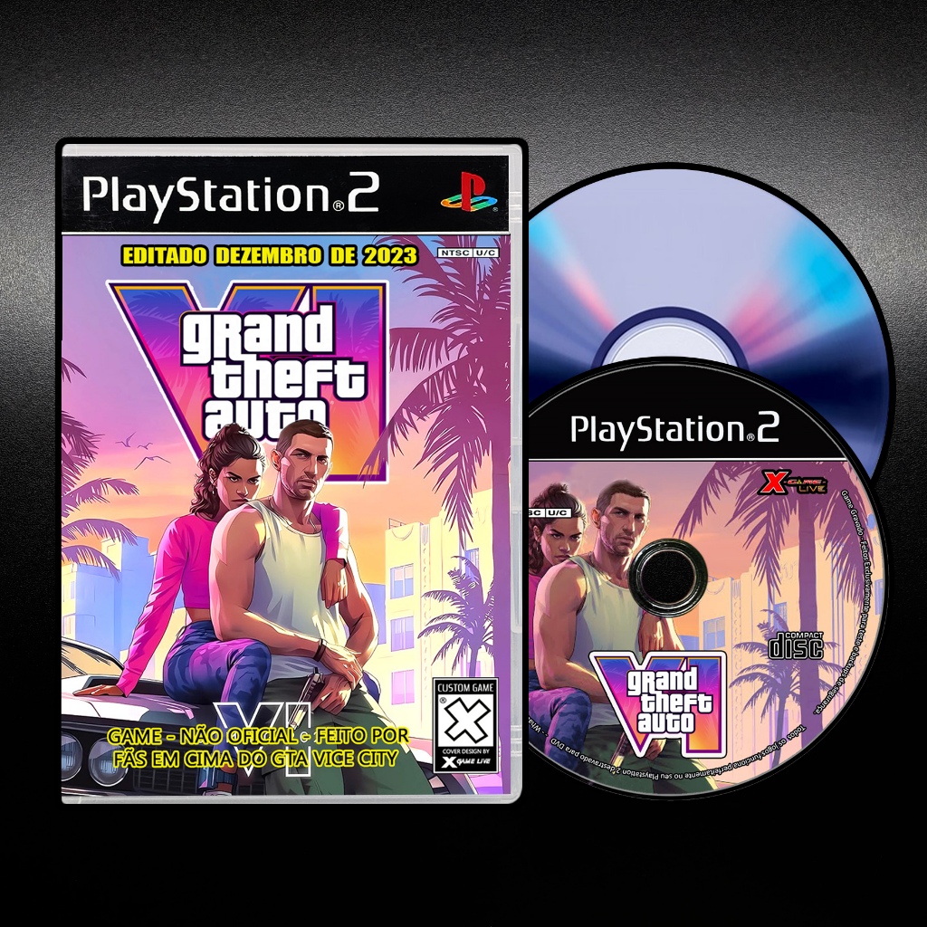 DVD GAME - GTA 6 - Vice city Mod - Sueira - Ps2 By XGAMELIVE | Shopee ...