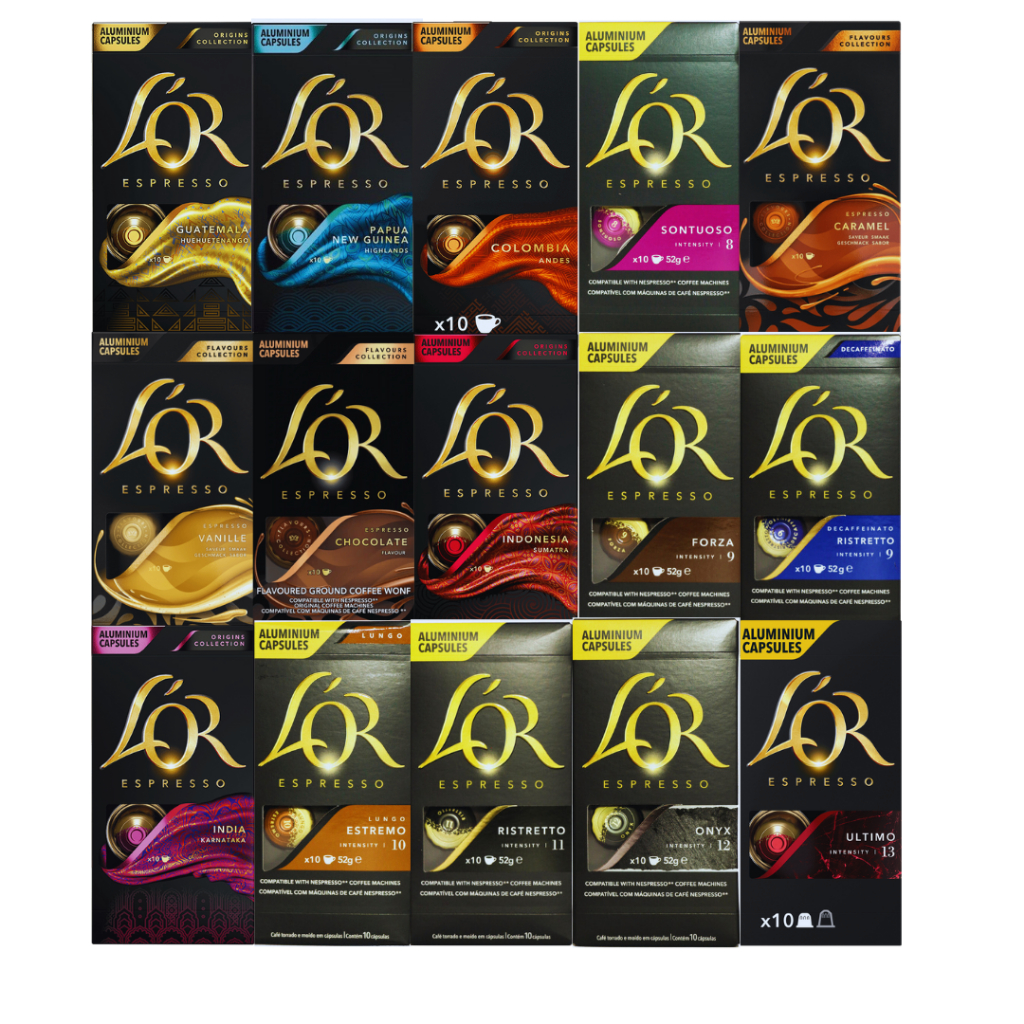 KIT COM 40 CÁPSULAS CAFÉ LOR COMPATÍVEL COM NESPRESSO | Shopee Brasil