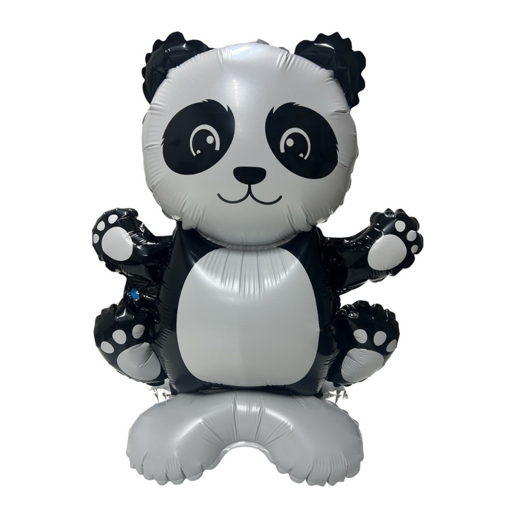 10 Balão Metalizado Animal Urso Panda Com Base 45cm | Shopee Brasil