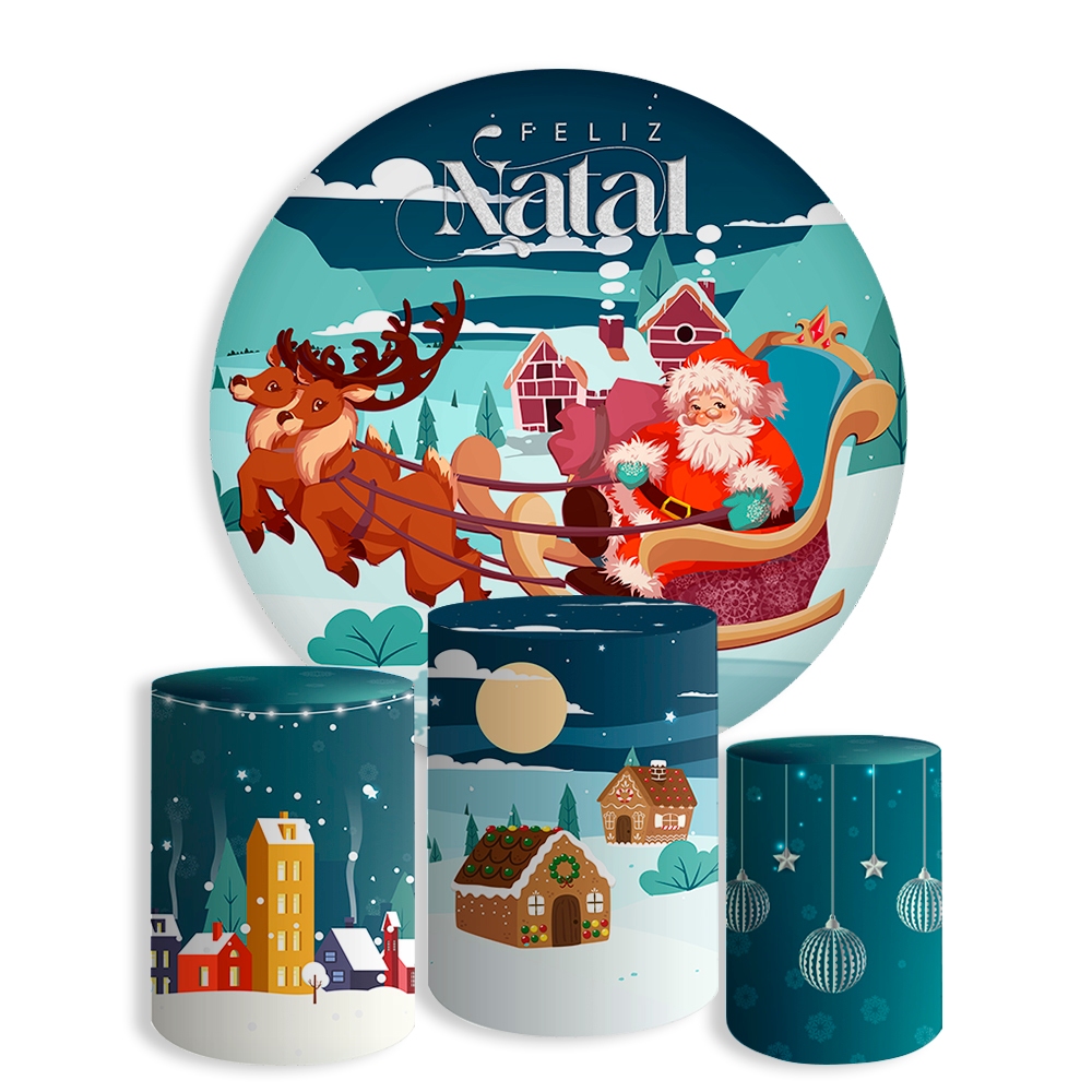 Kit Capas Pegue e Monte Tema Feliz Natal Veste Fácil | Shopee Brasil