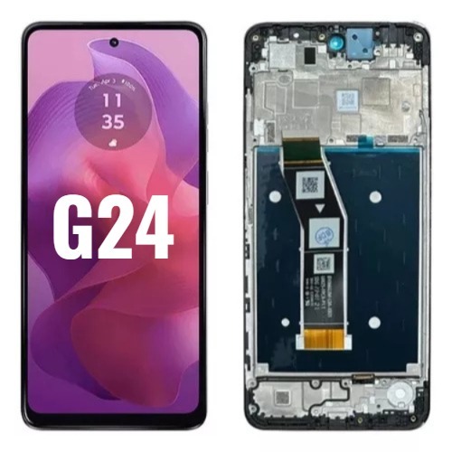 FRONTAL TELA DISPLAY LCD G04/G04S/G24/G24 POWER/E14 | Shopee Brasil