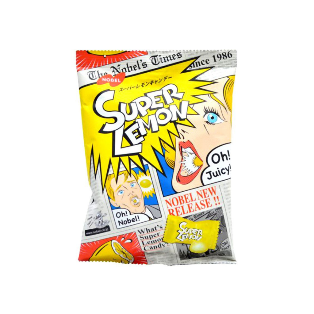 Bala Azeda Super Lemon Nobel a Bala mais azeda do Mundo - Sabor: Limão ...