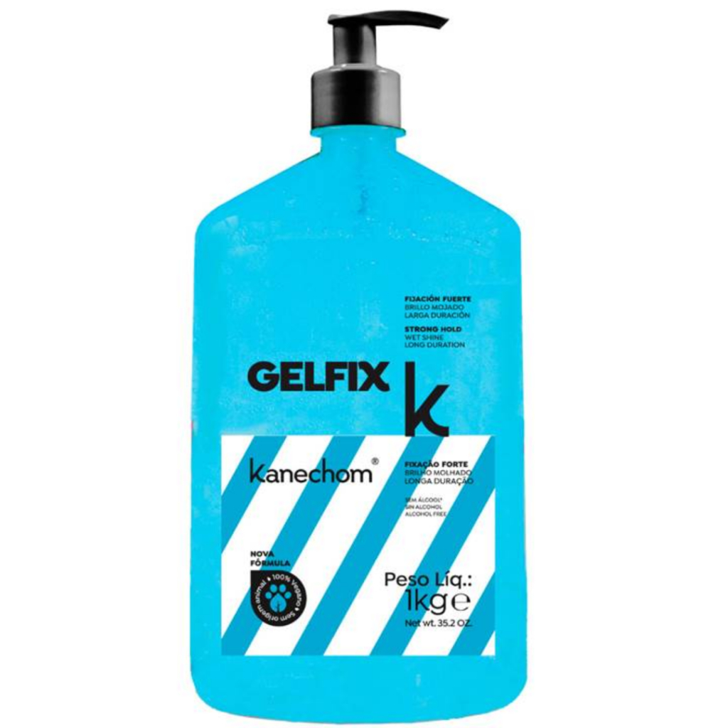 Gelfix Kanechom Gel fixador capilar fixação forte 1kg | Shopee Brasil