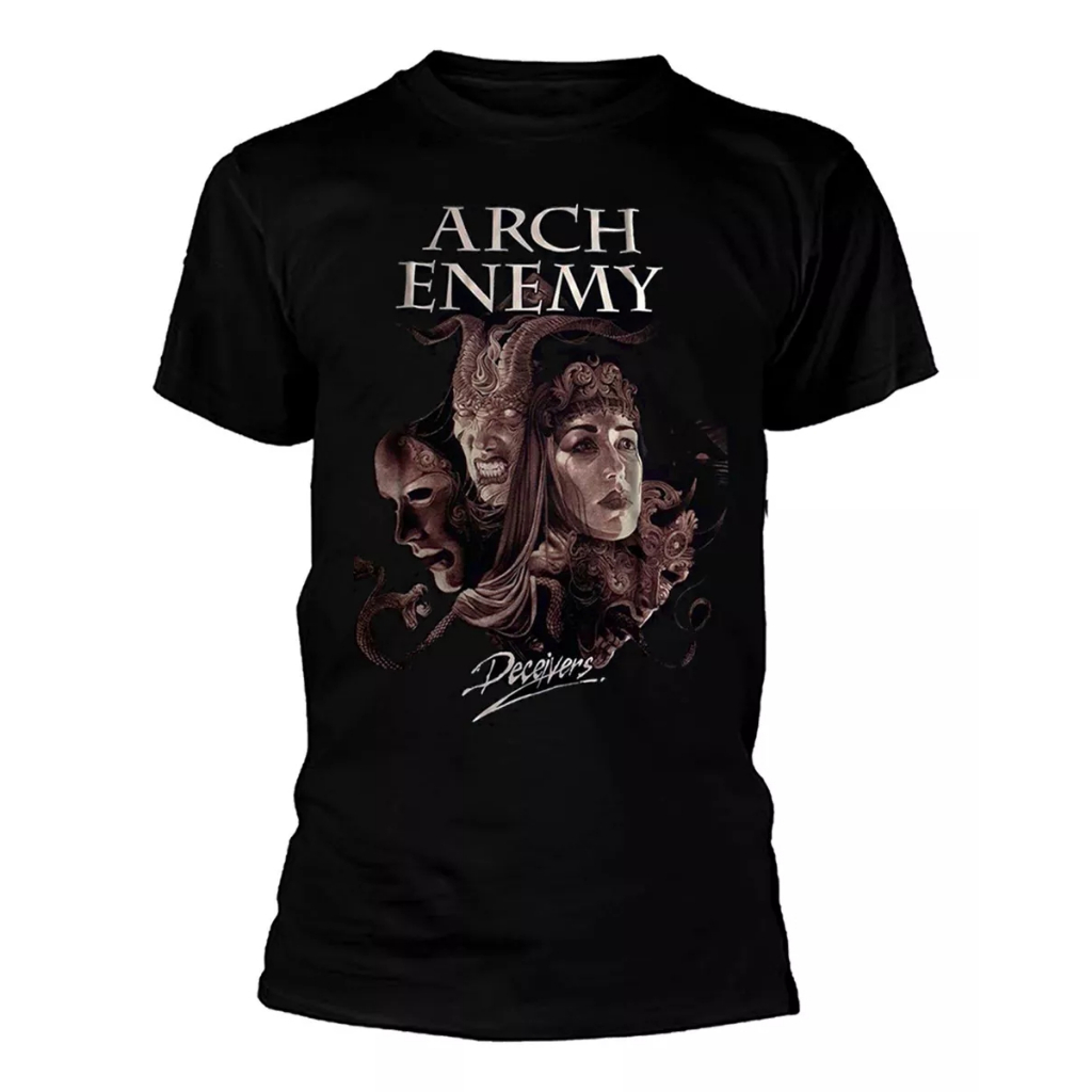 Camiseta Arch Enemy - Deceivers Masculina | Shopee Brasil
