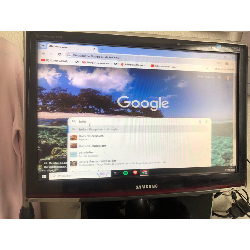 Monitor Samsung SyncMaster T190 - 20 Polegadas | Shopee Brasil