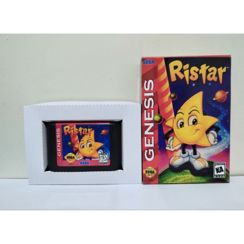 Jogo Ristar para Mega drive com Caixa e Berço. | Shopee Brasil