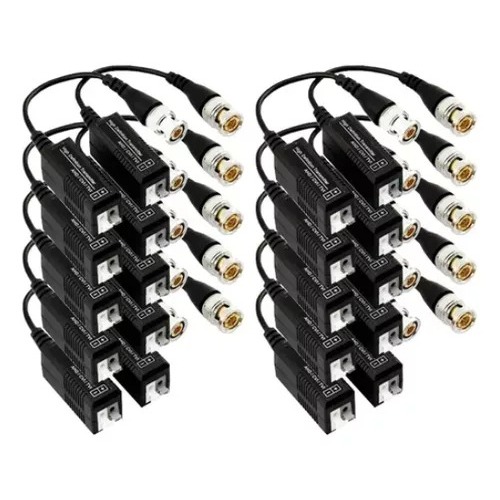 Kit 10 Conectores Conversor Balun Multi HD Engate Rápido Ballum, Balum ...