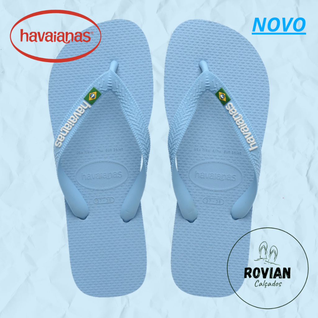 Chinelo Sandália Havaianas Brasil Logo (original) | Shopee Brasil