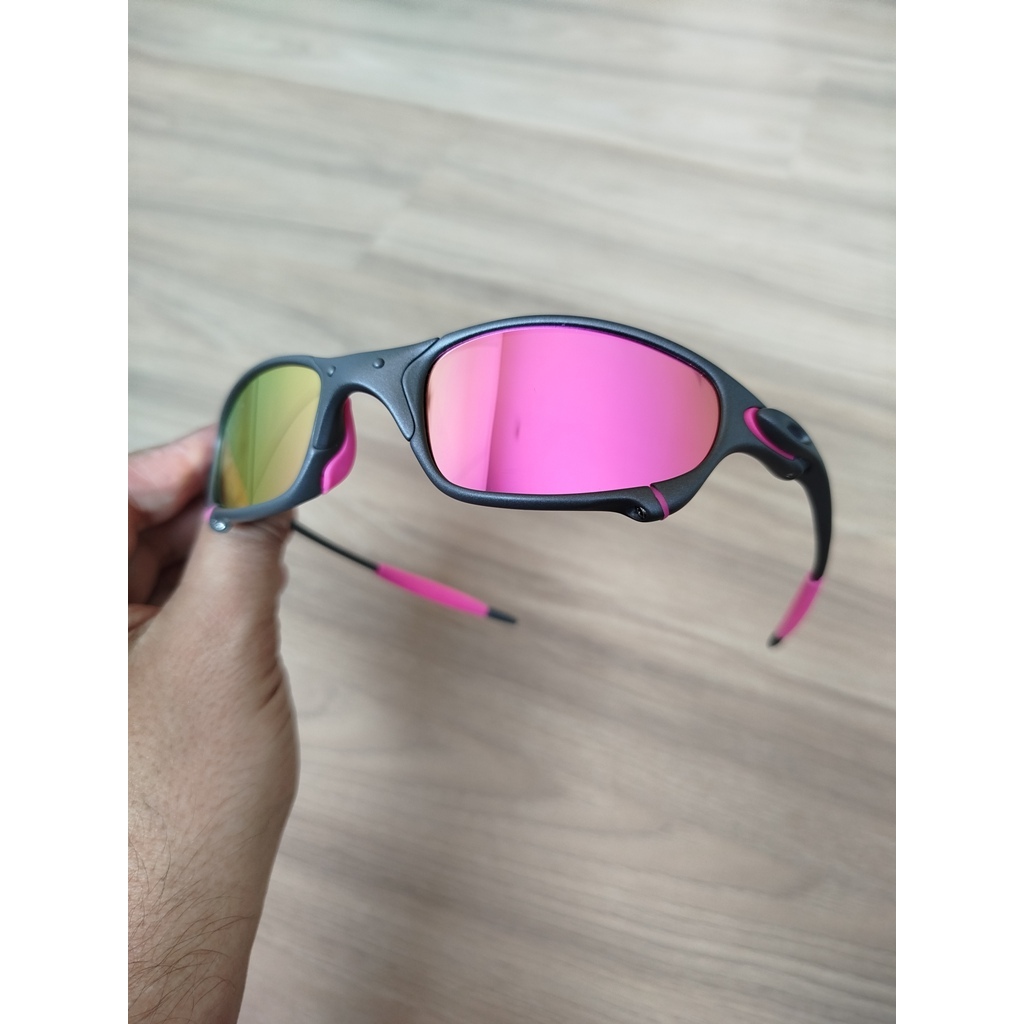 Oculos De Sol Juliete X-Metal Plasma Lente Vermelho Ruby Vilão ...