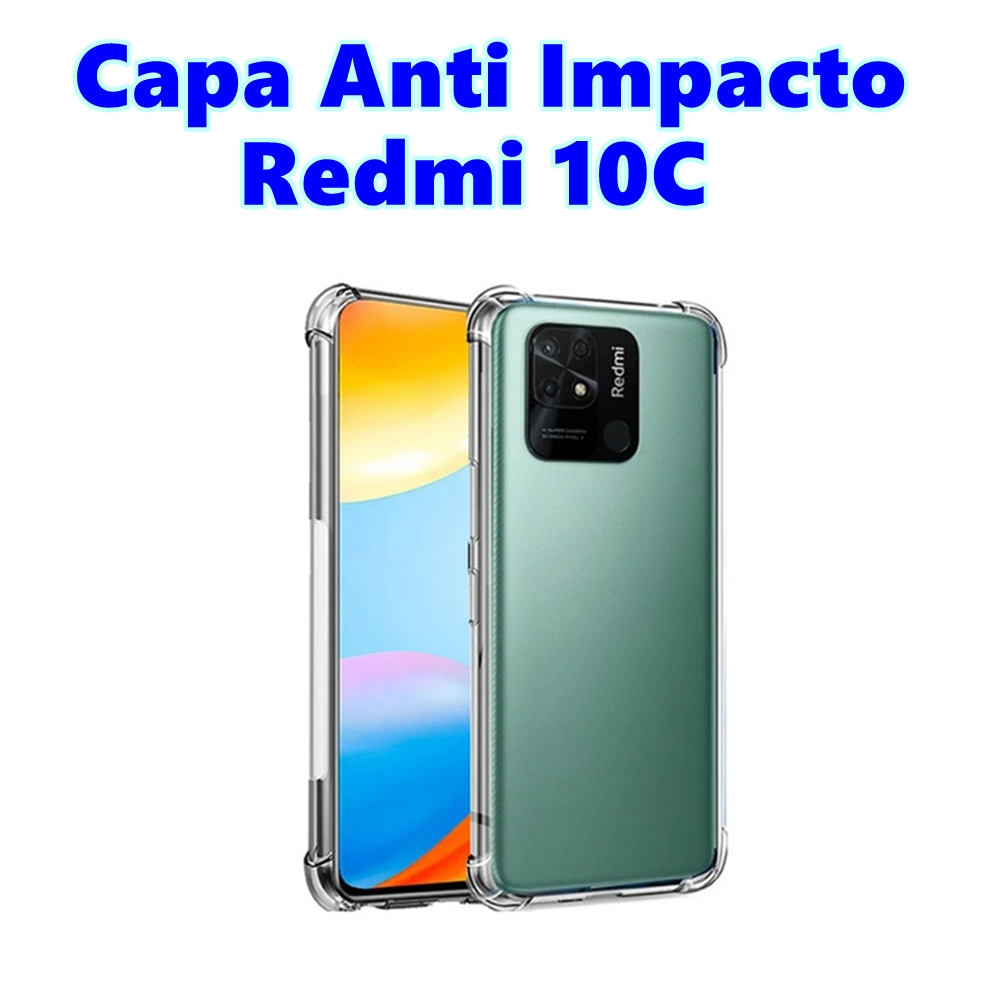 Capa Anti Impacto Redmi 10C Silicone Capinha Protetora Xiaomi Case ...
