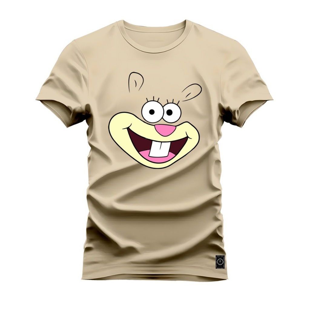 Camiseta personagens Bob Esponja Sandy Patrick e Seu Sirigueijo camisa ...