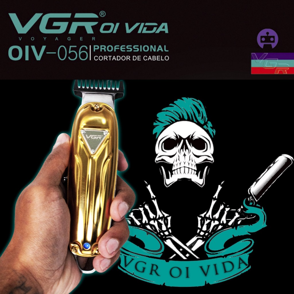 Máquina De Cortar Cabelo V-056-VGR | Shopee Brasil