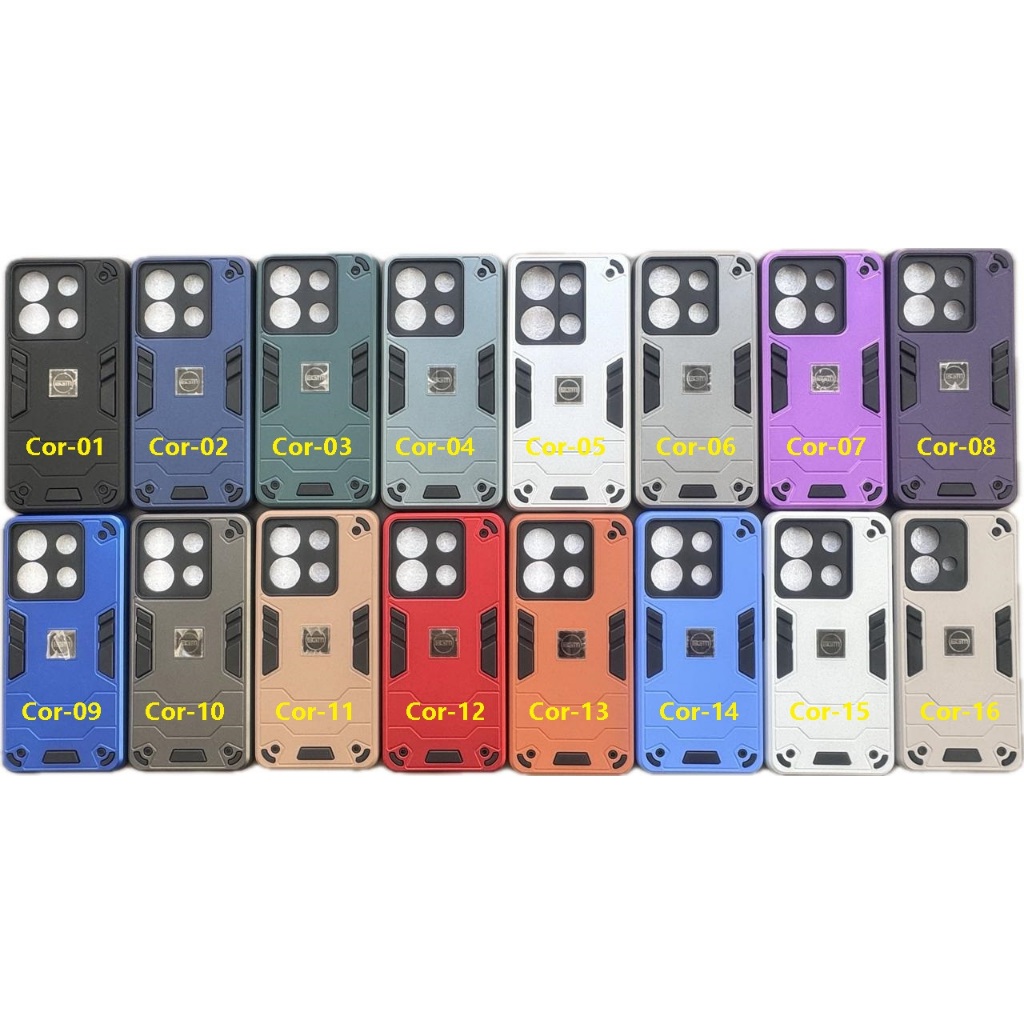 Capa Capinha Anti Impacto Armadura Para Xiaomi Redmi Poco X6 C65 13C , Note 13 Pro 4G 5G - 035XM ...