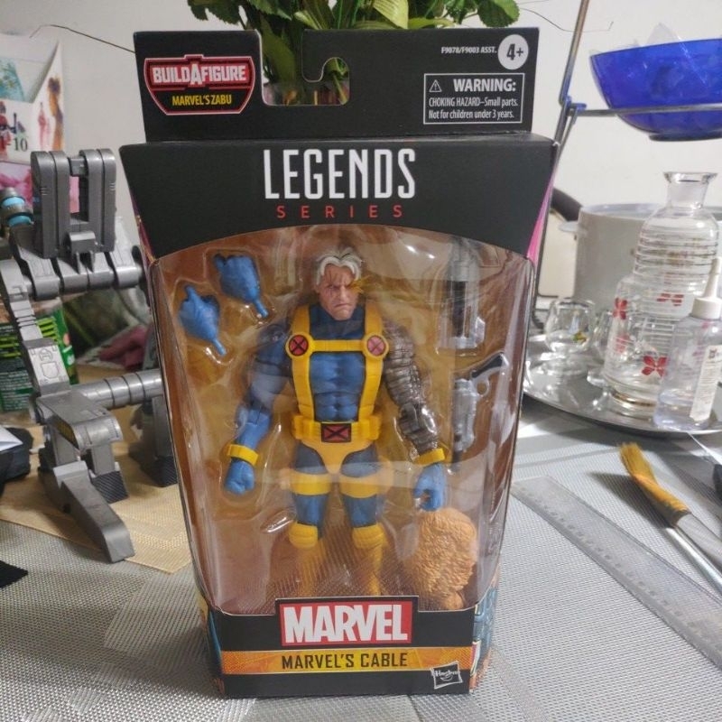 Boneco Cable PEÇA BAF Wave Zabu Marvel Legends Hasbro | Shopee Brasil