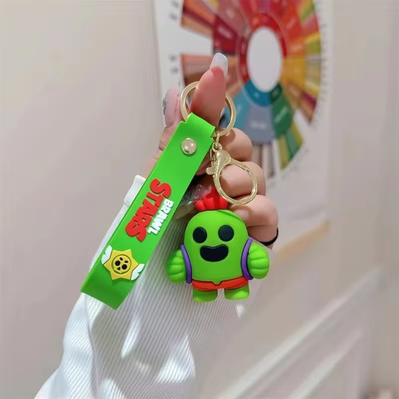 Chaveiro Brawl Stars emborrachado Spike Presente Coleção | Shopee Brasil