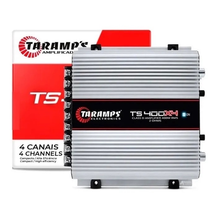 Modulo Amplificador Taramps TS 400X4 Digital 400 RMS 4 Canais | Shopee ...