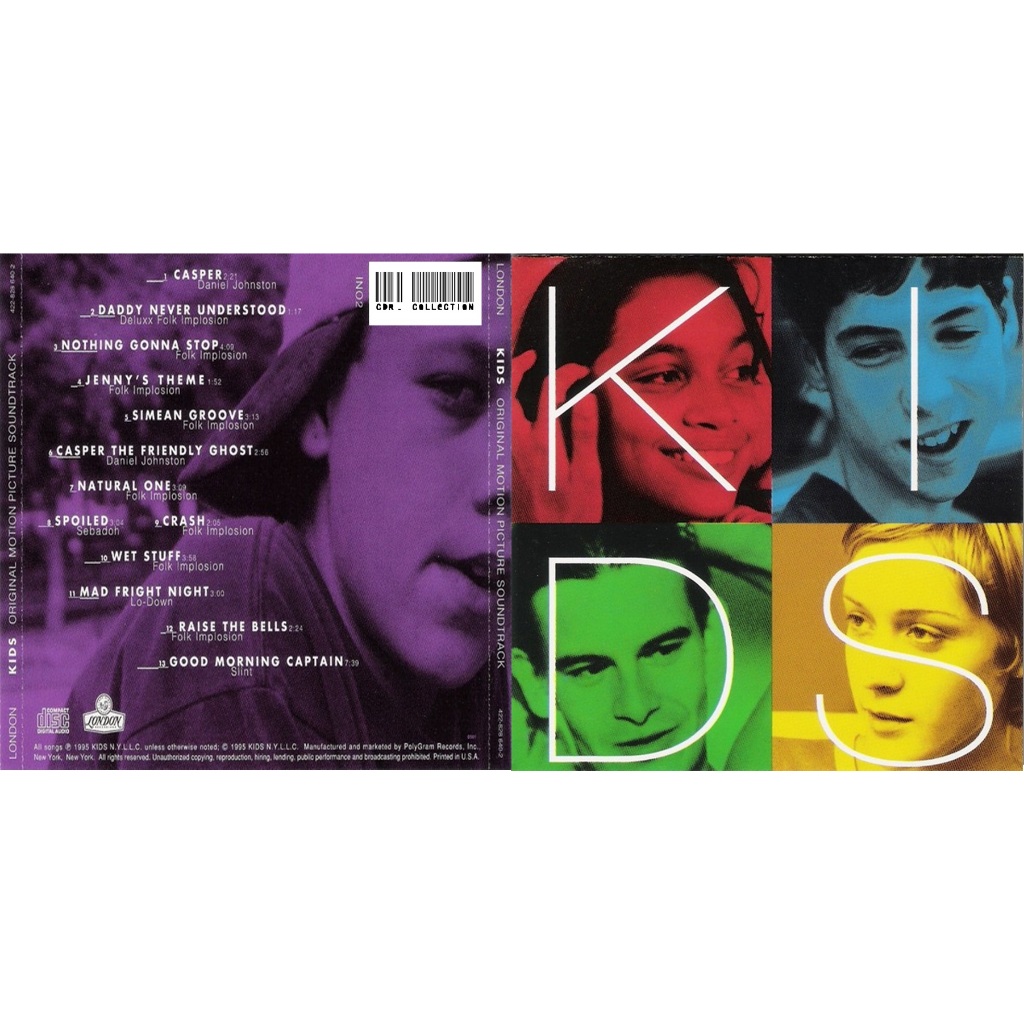 KIDS (1995) TRILHA SONORA DO FILME | Shopee Brasil