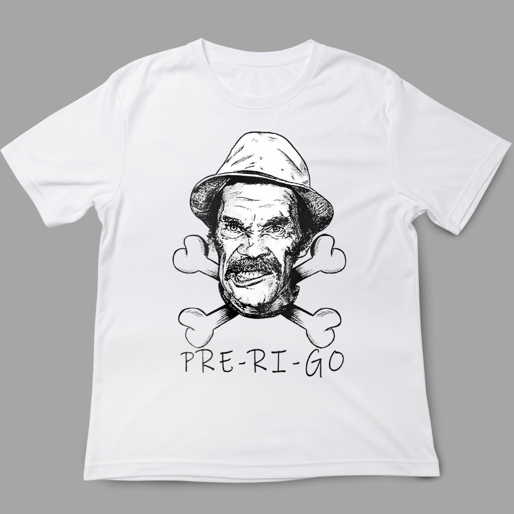 Camiseta Seu Madruga Prerigo perigo osso escola | Shopee Brasil