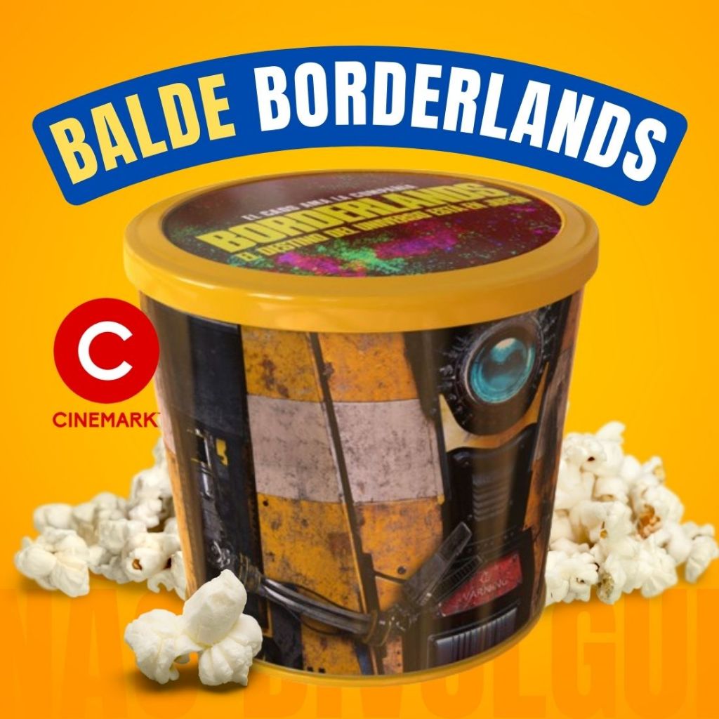 Balde de Pipoca Borderlands Exclusivo - Cinemark | Shopee Brasil