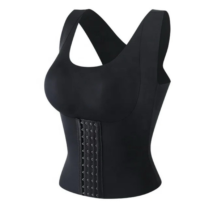 Cinta Modeladora De Corpo Sem Costura 4 Em 1 Bojo Preto | Shopee Brasil