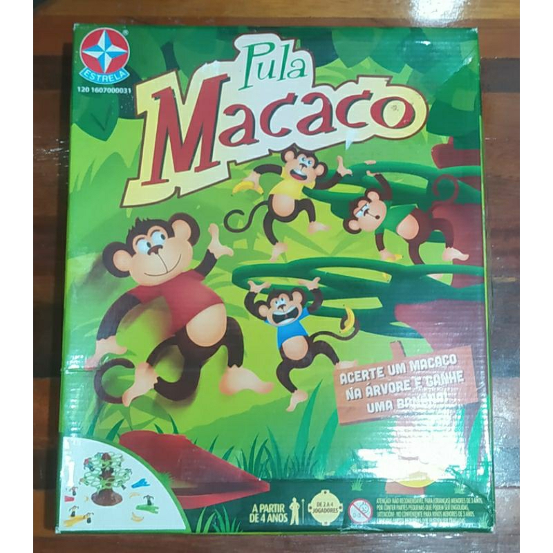 Jogo Pula Macaco da Estrela | Shopee Brasil