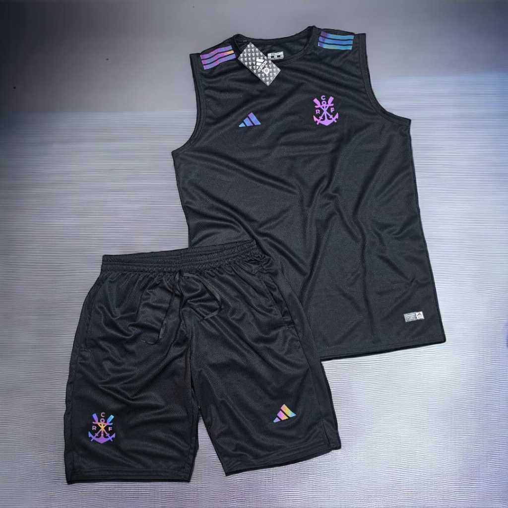 kit Conjunto Esporte Academia de Time Camisa + Short Dey Fit Premium ...