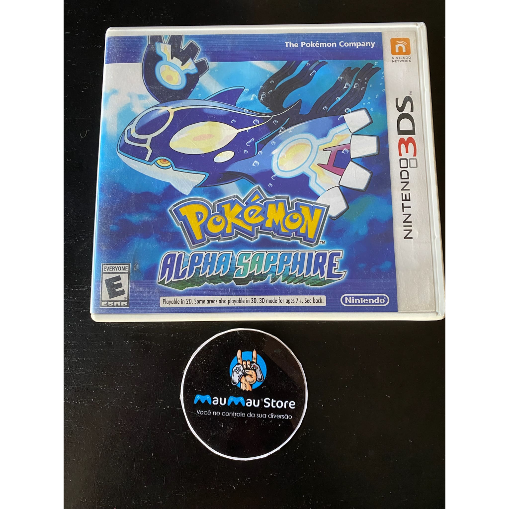 Pokémon Alpha Sapphire Nintendo 3DS - Original Usado Jogos de Nintendo 3DS Pokemon | Shopee Brasil
