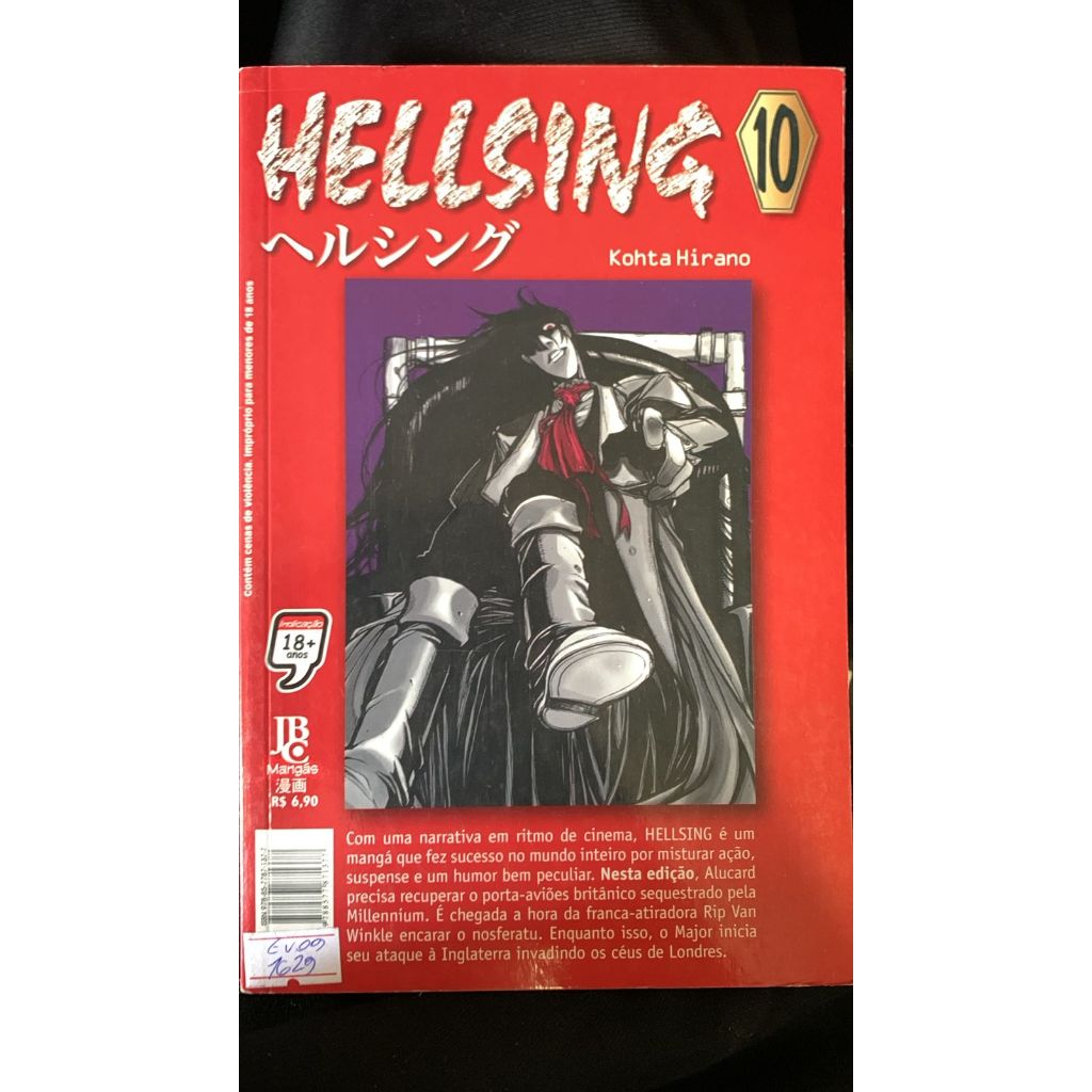 Manga - Hellsing 10 Kohta Hirano | Shopee Brasil