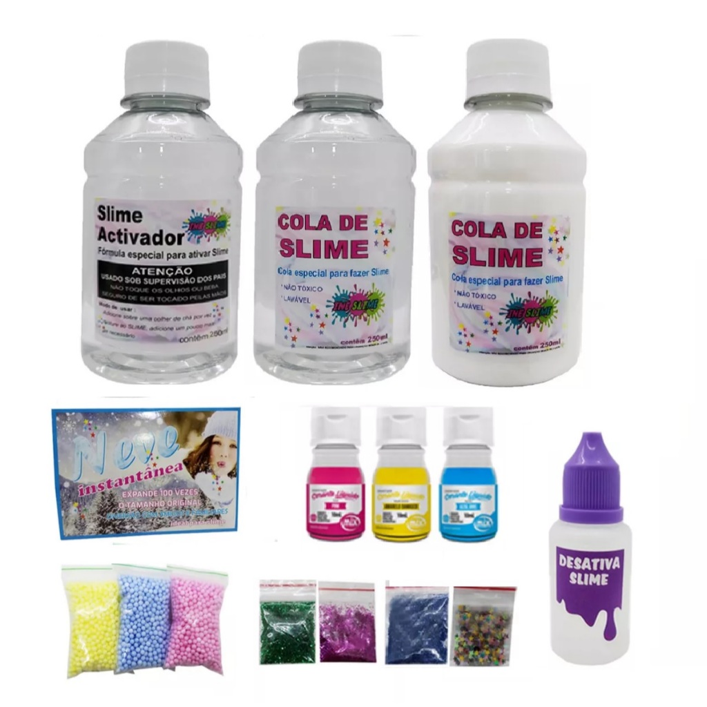 Kit De Fazer Slime Premium Ine Slime | Shopee Brasil
