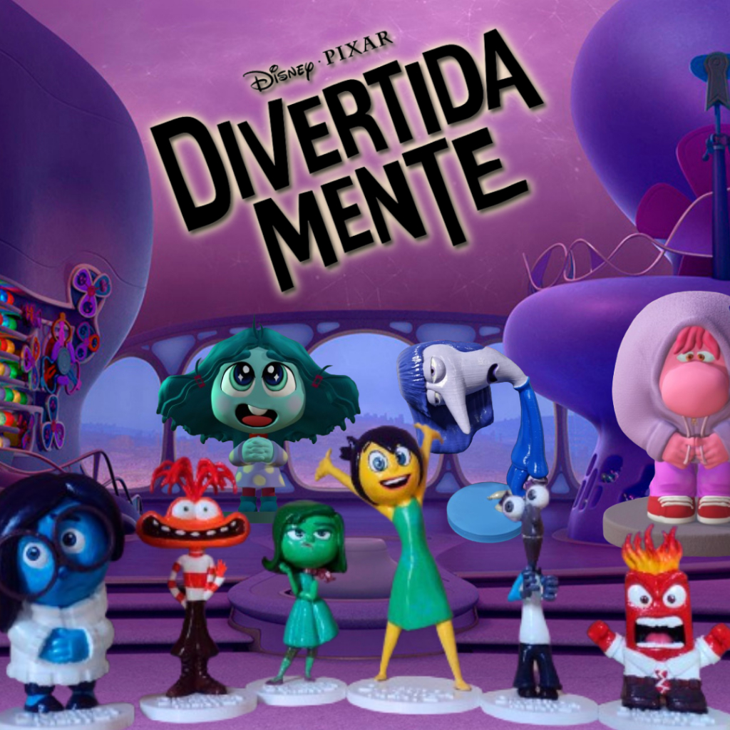 Divertidamente Bonecos Colecionáveis / Inside Out Action Figures- 9 ...