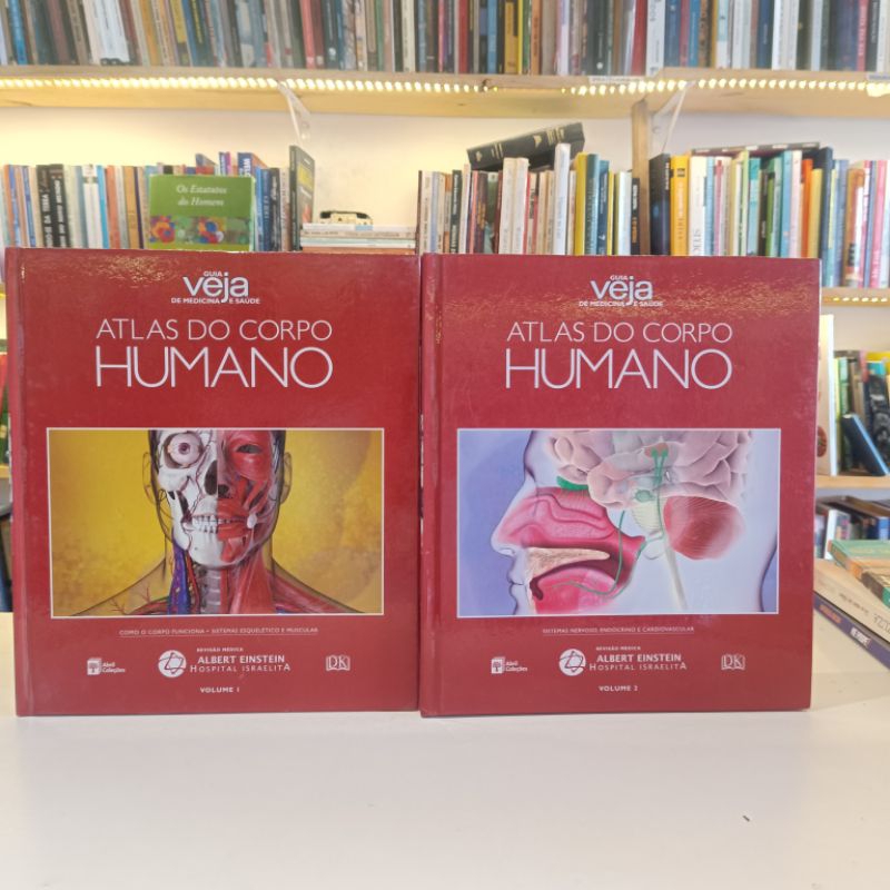 atlas do corpo humano volume 1 e 2 ( guia veja de medicina ) | Shopee ...