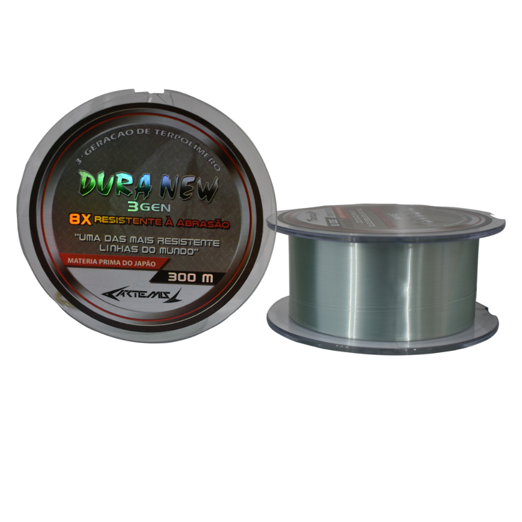 Linha Duranew Duranium 0,30mm 300m 21lb Monofilamento 8X | Shopee Brasil