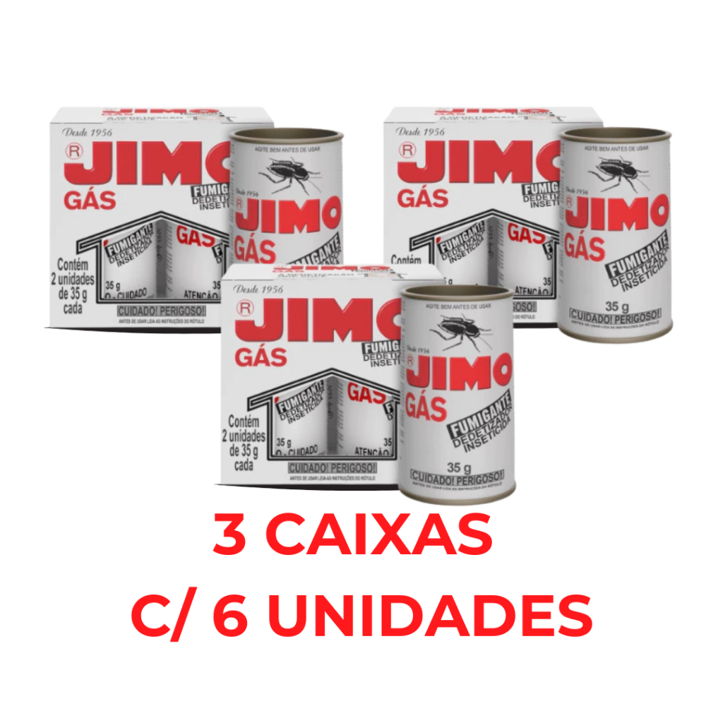 JIMO Gás Fumegante (2 un. de 35g) | Shopee Brasil
