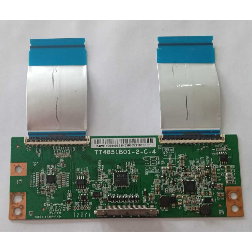placa tcon com cabo flat semp tcl l49s4900fs cod. tt4851b012c4 | Shopee Brasil