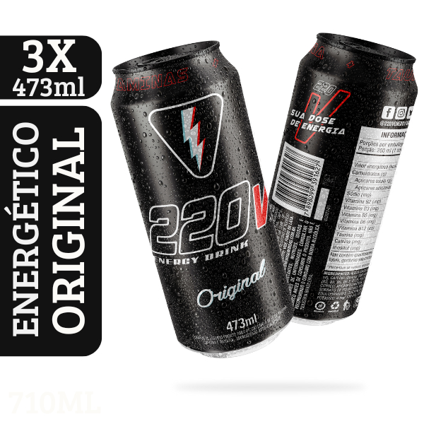 Energético 220v Original 473ml (3un) | Shopee Brasil