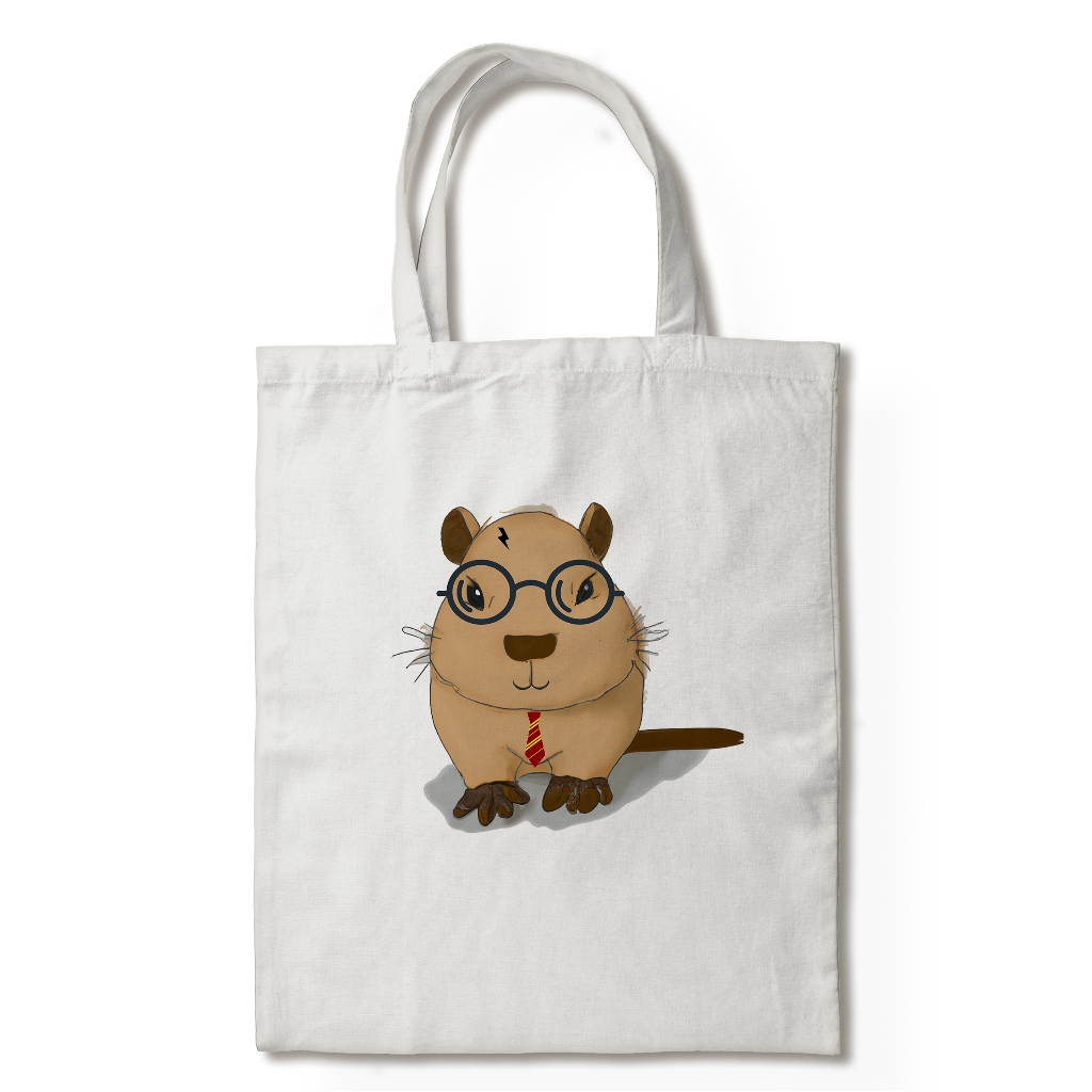 Bolsa Alça CapivaraPotter Ecobag Personalizada Capivara Potter | Shopee ...