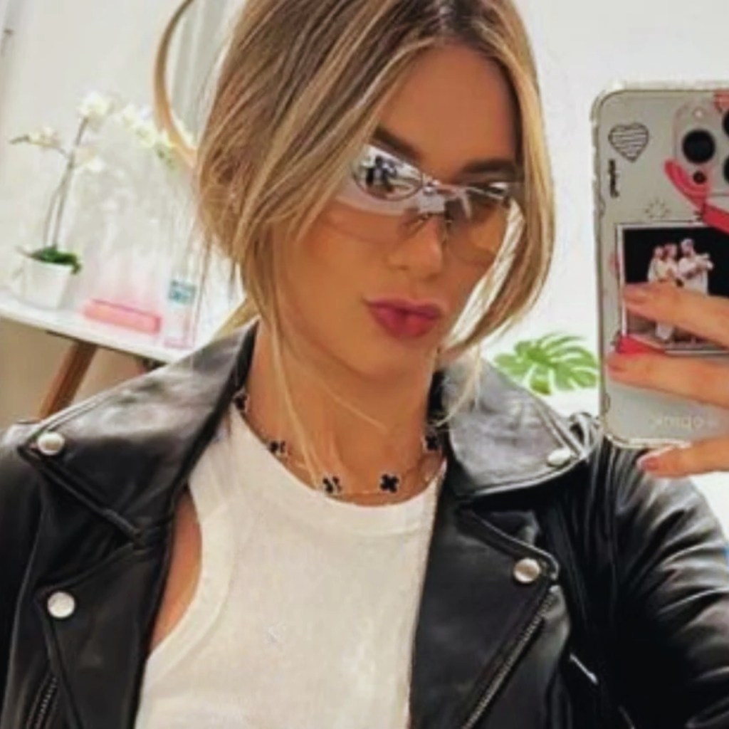 Colar choker trevo inspiração blogueira Virgínia folheado a ouro ...