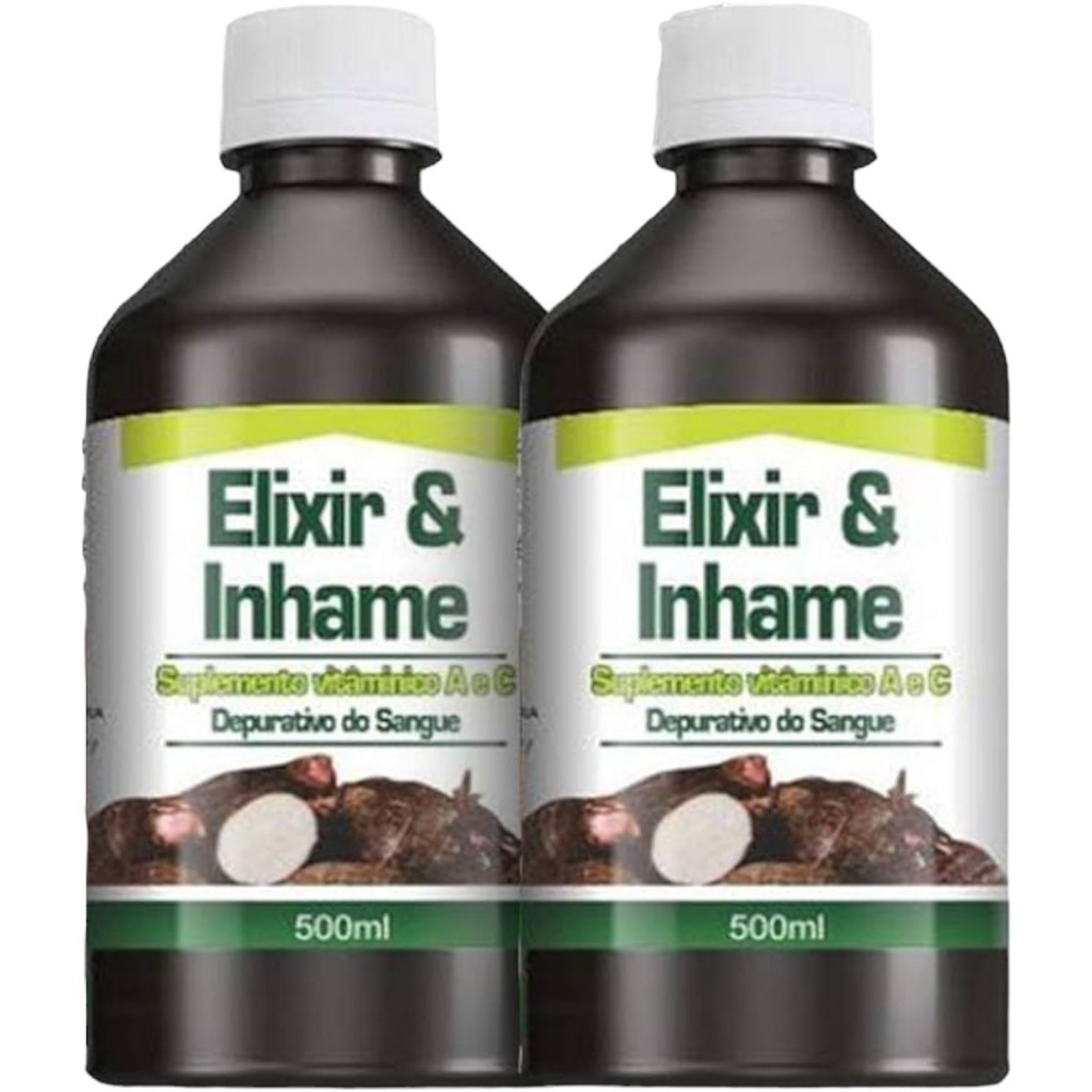 Elixir & Inhame Depurativo do Sangue 500 ml - 01 Unidades | Shopee Brasil