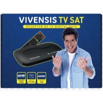 Receptor Vivensis Vx10 Sat Hd Digital Regional | Shopee Brasil