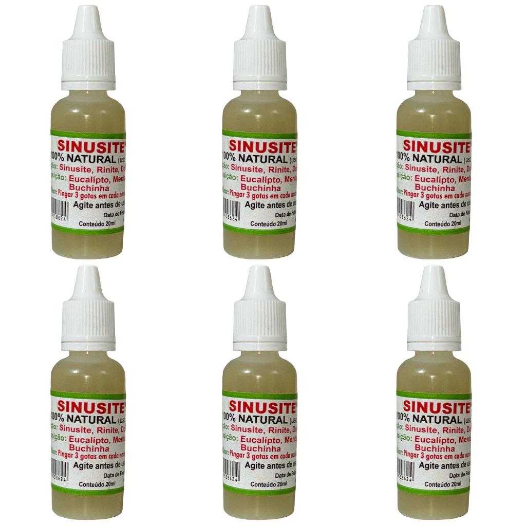 Sinusite's NATURAL (Uso Nasal) 20ml (cada) com Eucalipto e Menta ...
