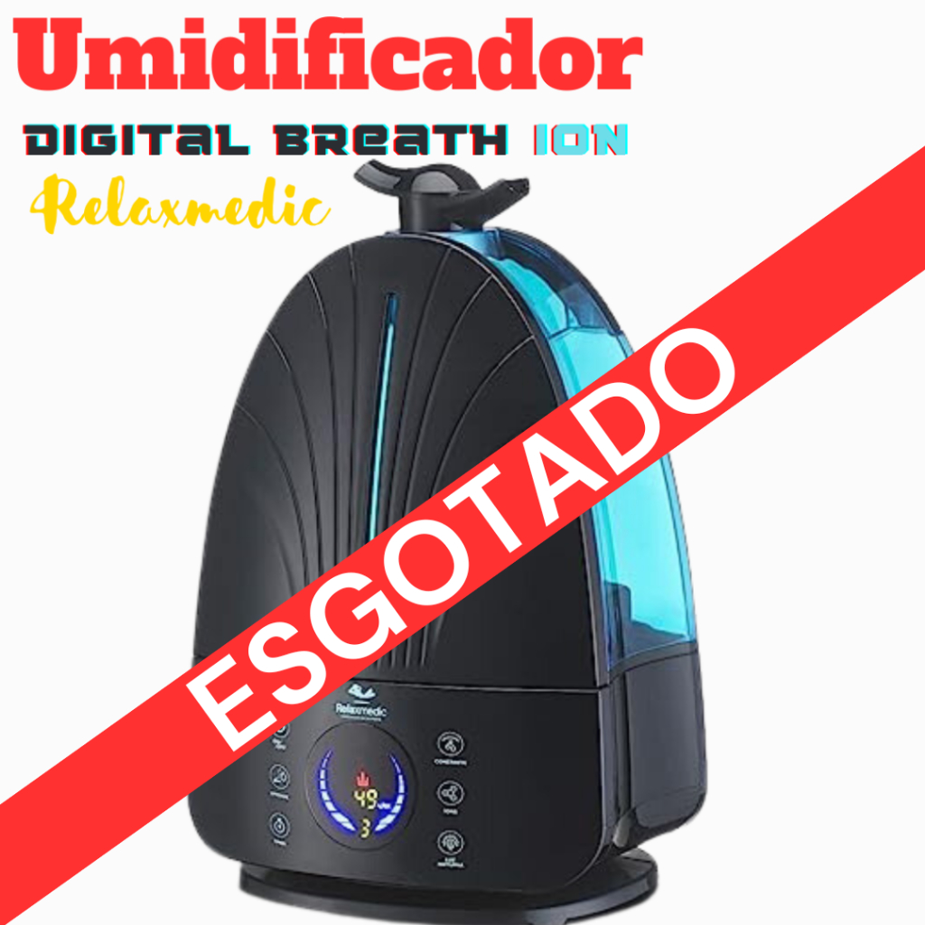 Umidificador Digital Relaxmedic Breath Função Ionizadora Bivolt 3.5L ...