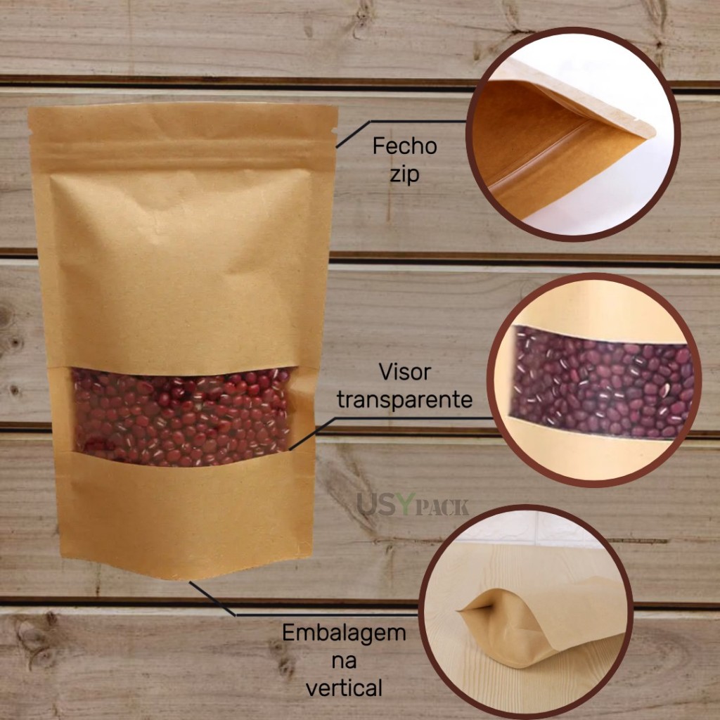 Saco Stand Up Pouch Zip Lock (10x15) PCT C/25 - Vários Modelos | Shopee ...