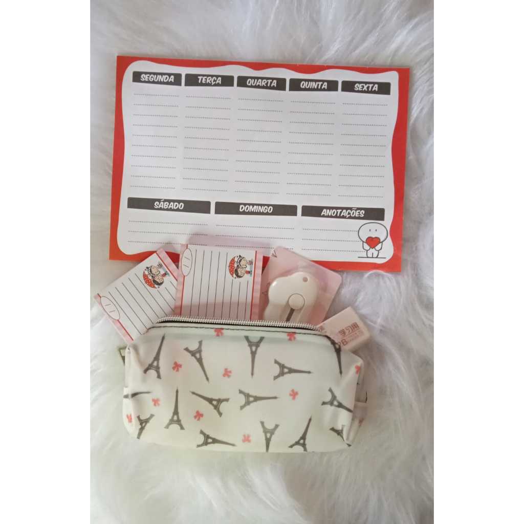 Kit Compacto de Planejamento: Organização com Estilo a Qualquer Hora ...