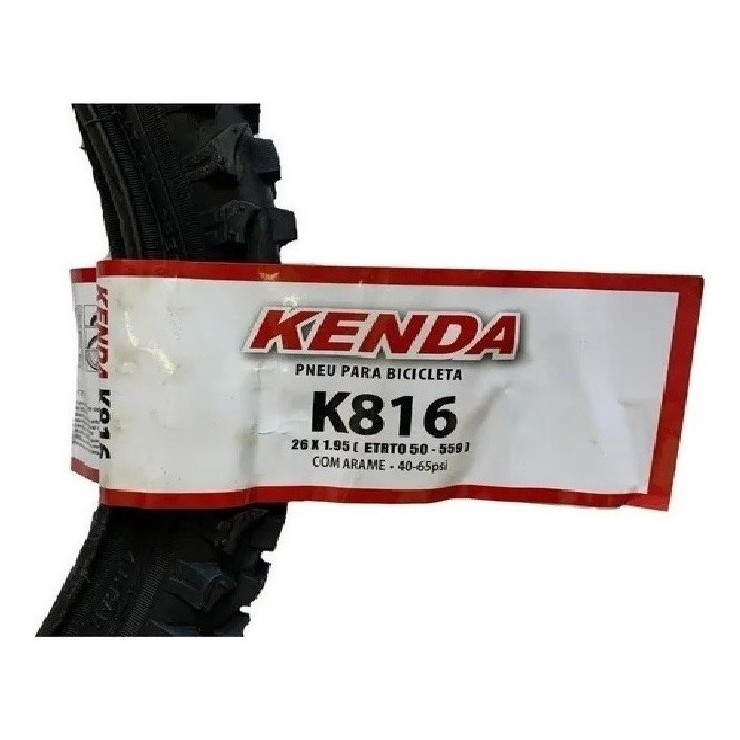 Pneu 26 x1.95 Kenda K816 Cravo Preto - Unidade | Shopee Brasil